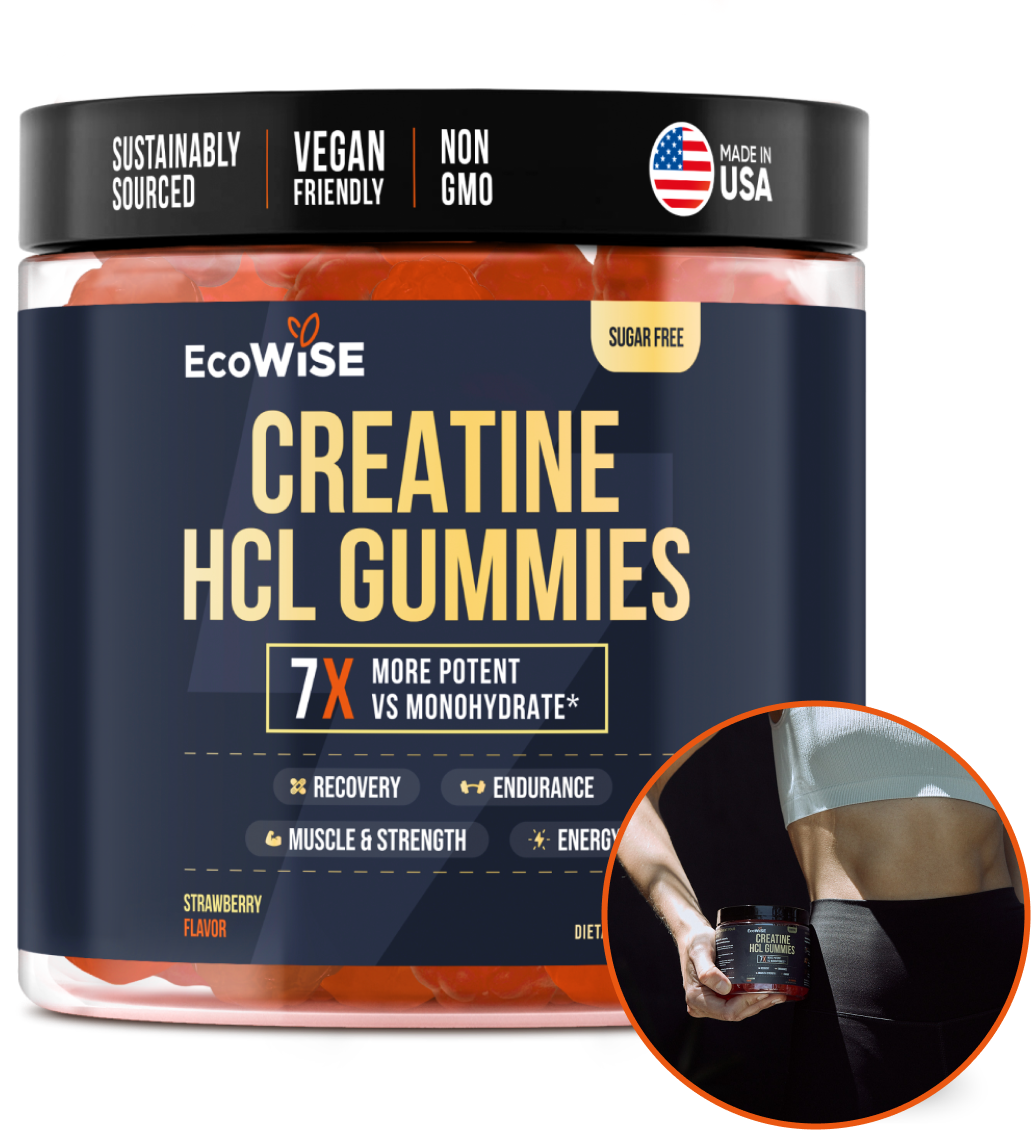 EcoWise Creatine HCL Gummies: Powerful Formula for Strength & Energy ...